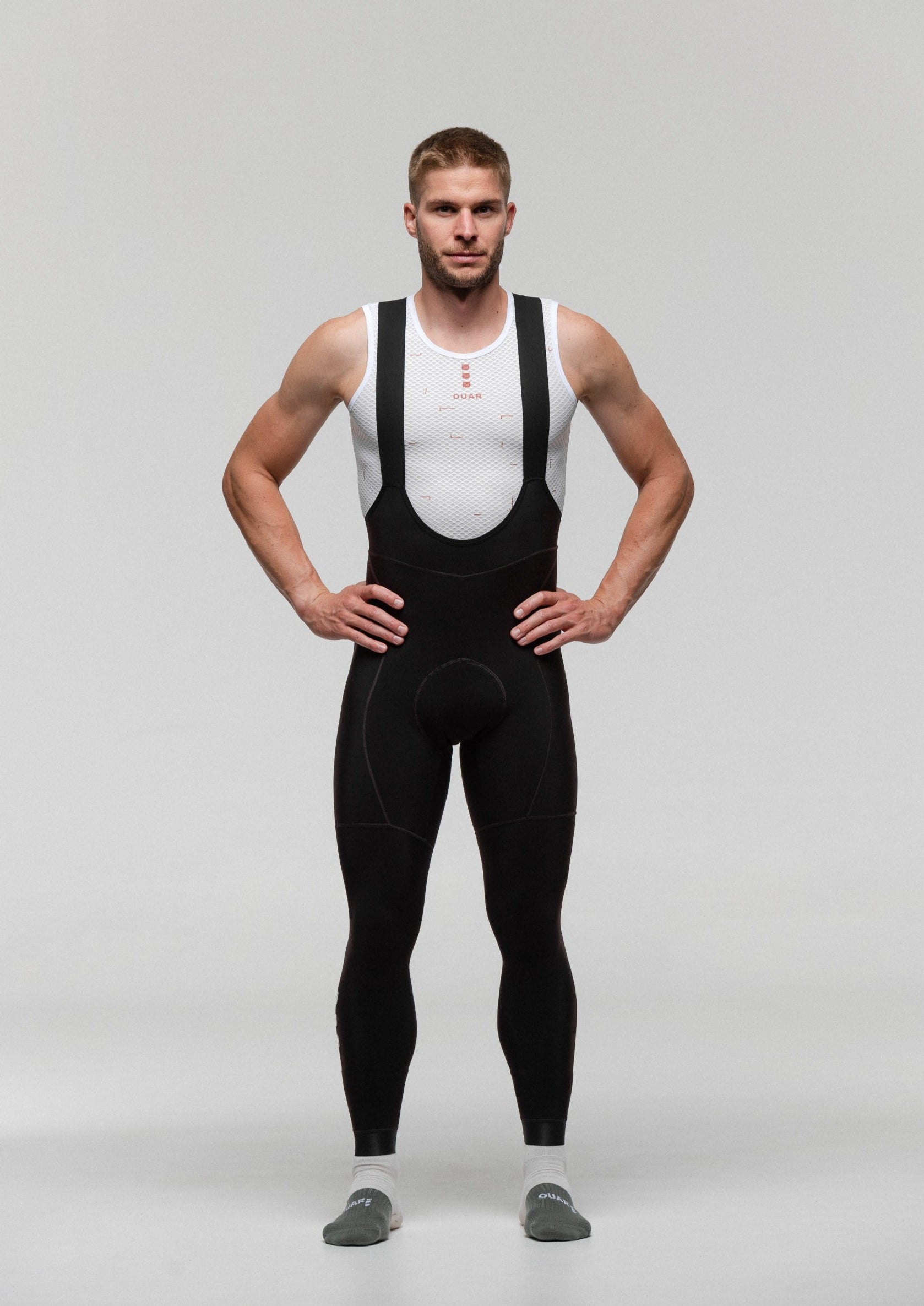 Thermal Long Bibs Man - OUAR - PURE BLACK - EVO 2.0 - High-Performance ...